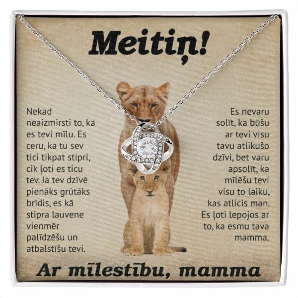 Manai meitai – 14K baltā zelta kaklarota ar cirkonija kristāliem LILLIA – superzebra.lv